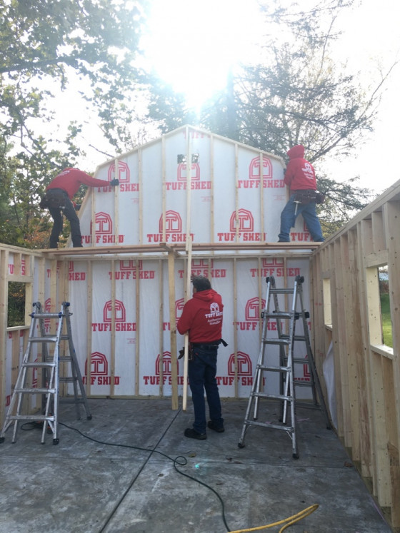 Our Tuff Shed Build - Kindred Vintage